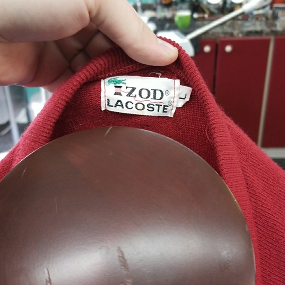 Lacoste | Sweaters | Vintage Izod Lacoste Collab V Neck Sweater | Poshmark
